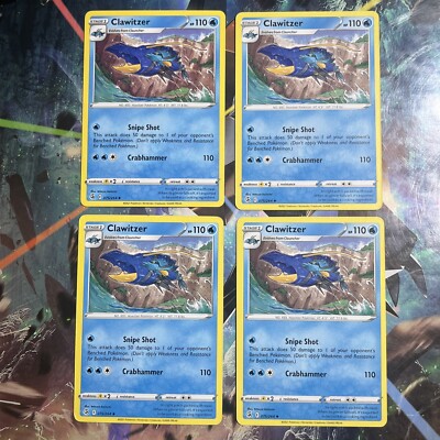 4x Clawitzer 075/264 - NM / M - Fusion Strike Pokemon Card | eBay