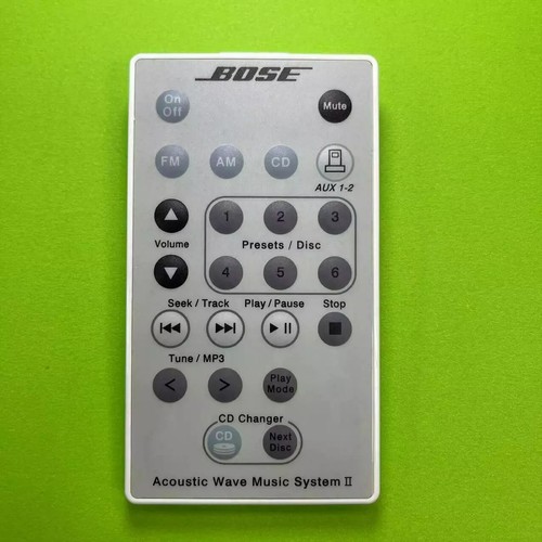 1PCS Bose-Acoustic Wave Music System II Remote Control white | eBay