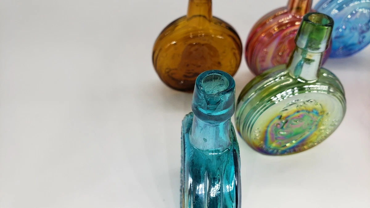 Small Colored Glass Bottles