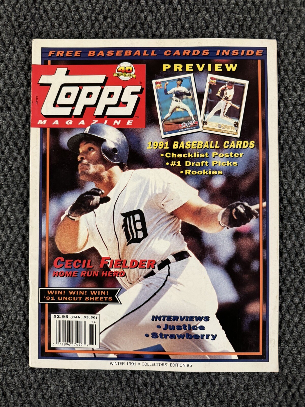 Topps Magazine Issue #5 Winter 1991 | eBay