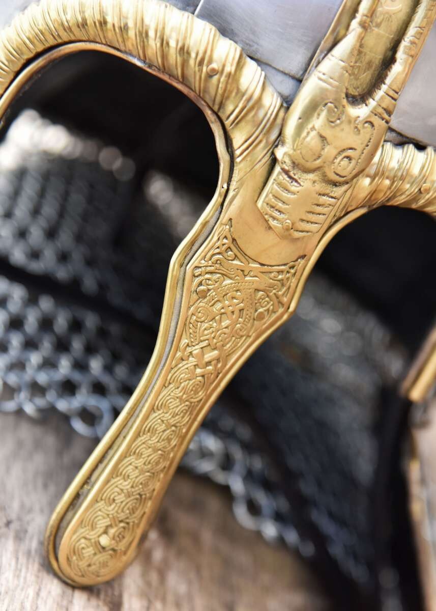 Medieval viking Coppergate Helmet & butted aventail, Reenactment Armour ...