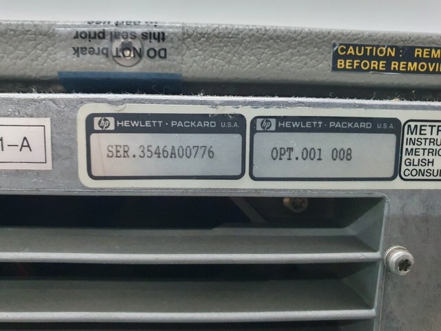 HP Agilent 8665A 0.1 - 4200 MHz Synthesized Sweeper Signal Generator ...