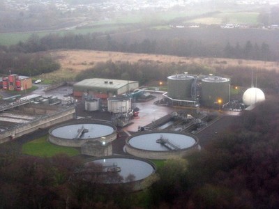 Photo A2 Sewage Works at Newbridge Kirkliston Seen just before ...