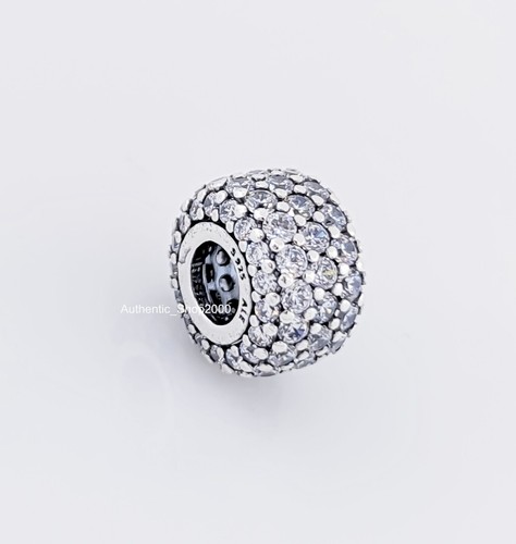 New 100% Authentic PANDORA 925 ale Sparkling Pavé Triple-row Charm ...