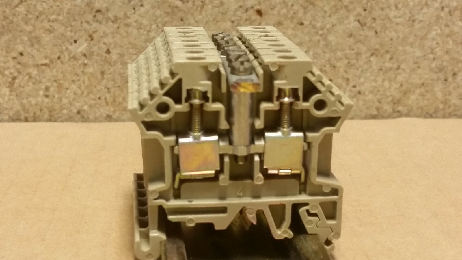 * LOT of 7 * Contra Clip Terminal Blocks RK 2.5 - 4 40A 600V 22-10 AWG ...