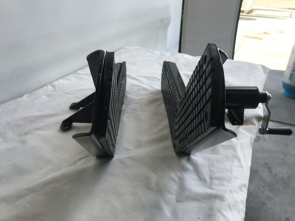 Motorcycle Bench Wheel Clamp Wheel Chock Support (MC6003R) | eBay