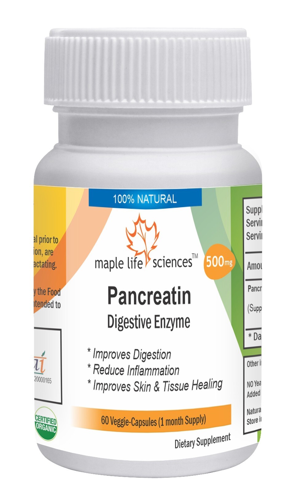 Pancreatin Enzyme Capsules High natural potency of Digestive Enzyme | eBay