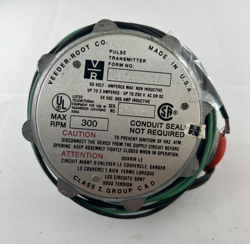 Veeder-Root 187180-012 Pulse Transmitter SER no. 251807 | eBay