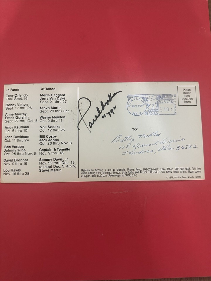 Paul Anka Autograph | eBay