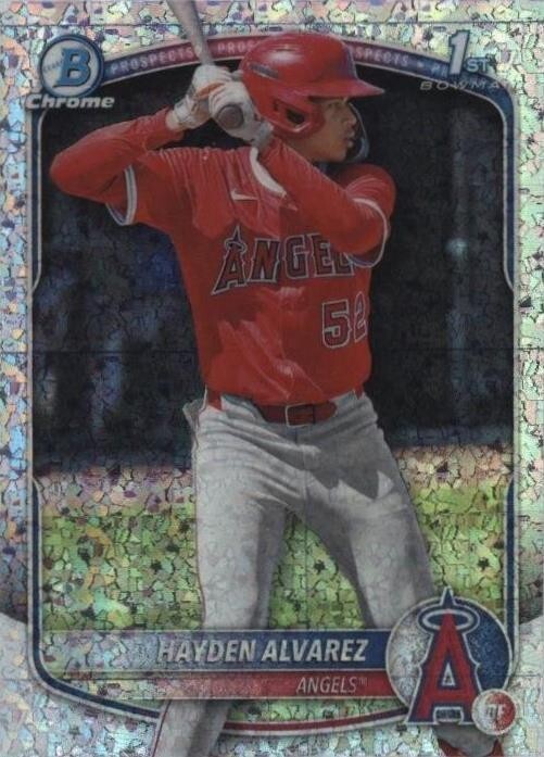 2025 Bowman - Chrome Prospects Hayden Alvarez #BCP-12 Mini-Diamond ...