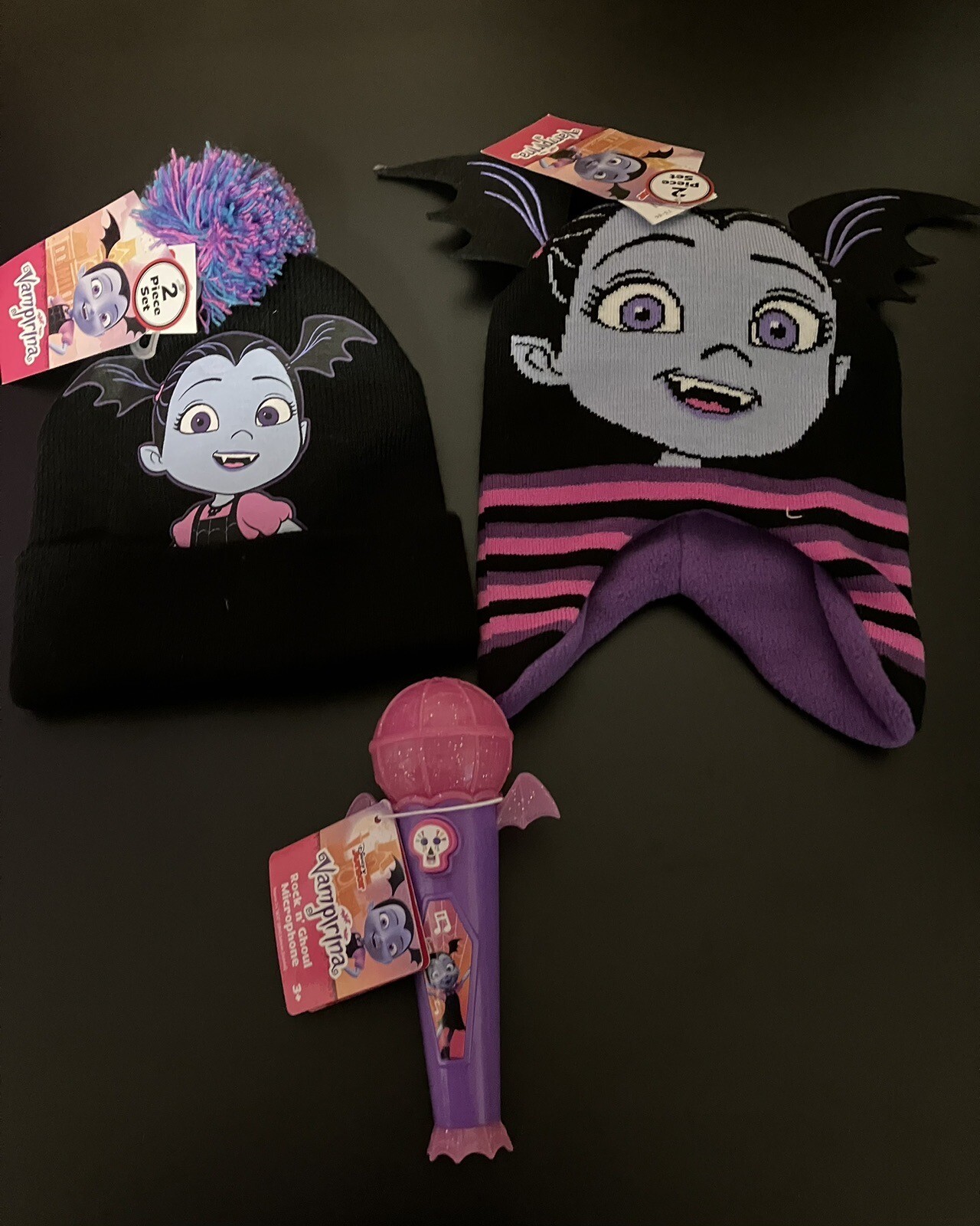 Disney Vampirina Lot-Toddler Hat & Mitten Sets (2) and Rock N Ghoul ...