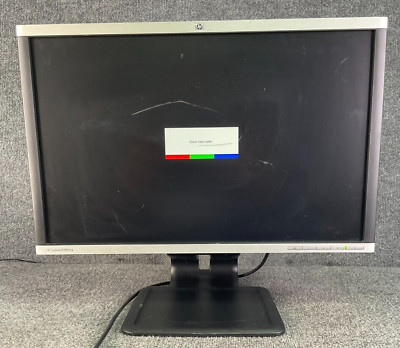 HP Compaq 24" Widescreen LCD Monitor 🖥️ LA2405wg Adjustable Stand Black ...
