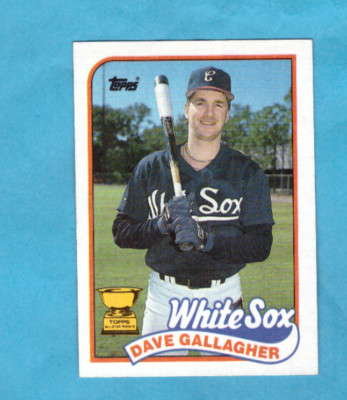1989 Topps Baseball card #156 Dave Gallagher White Sox All Star Rookie | eBay