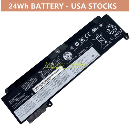 24Wh Battery For Lenovo ThinkPad T460s T470s 00HW025 L16M3P73 01AV462 ...