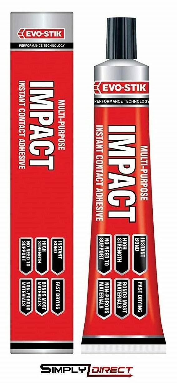 Evo-Stik IMPACT & STICKS LIKE SH*T - Instant Contact Adhesive - 30g or ...