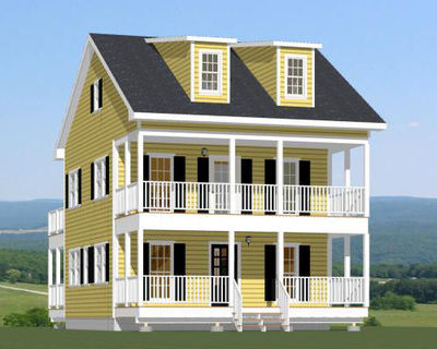 24x24 House -- 3 Bedroom 3 Bath -- 1,660 sq ft -- PDF Floor Plan | eBay