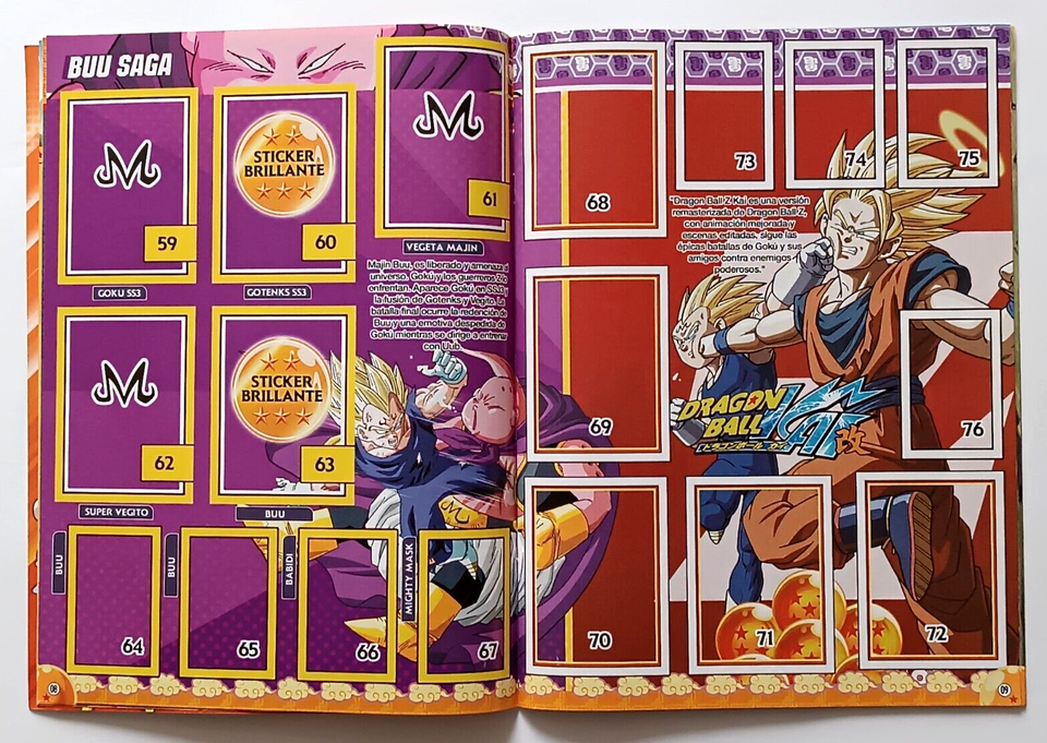 ALBUM DRAGON BALL All The Sagas - Sticker Full Set 233/233 PERU 2023 ...