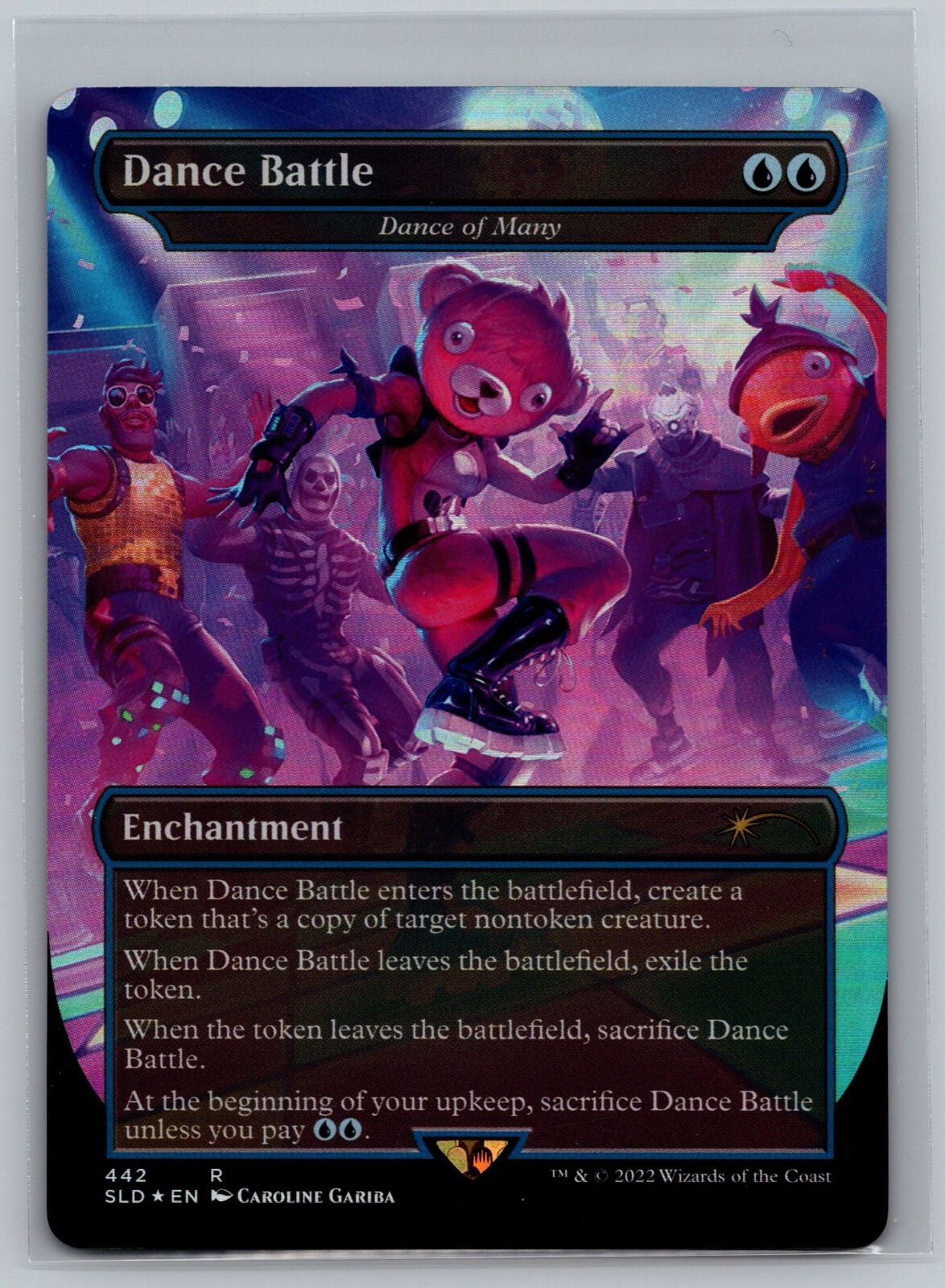 Dance Battle FOIL Magic the Gathering Fortnite Secret Lair MTG Dance of ...