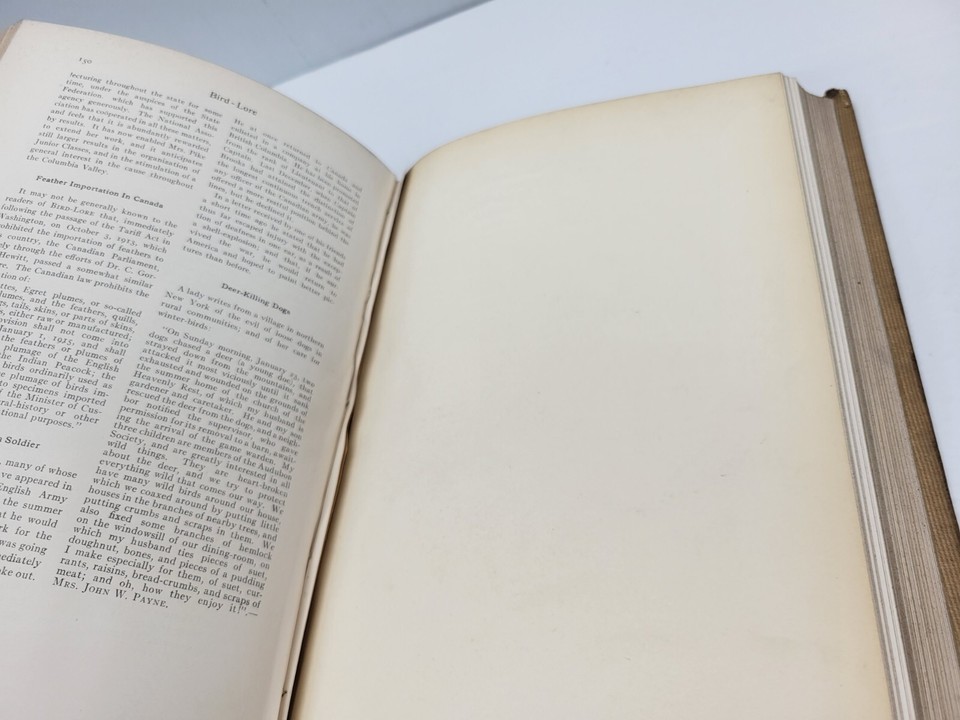 1916 Bound Bird Lore Volume 18 ex Library Book Frank Chapman | eBay