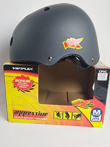 Variflex Aggressive Multi-Sport Helmet Black Medium NEW FREE POSTAGE ...