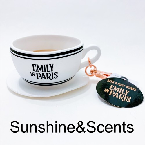 1x Bath & Body Works Latte Cup & Saucer EMILY IN PARIS PocketBac Holder ...