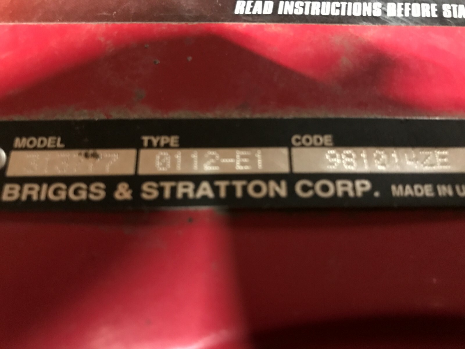 17.5HP Briggs&Stratton 313777-0112 E1 governor lever #691374 | eBay ...