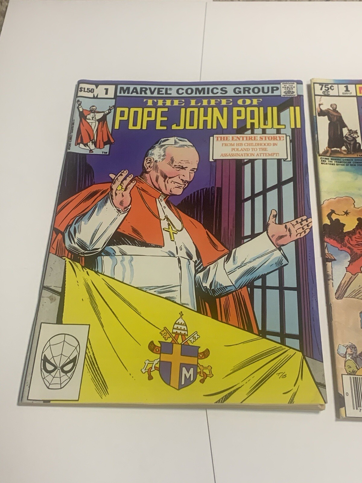 Marvel Comics The Life Of Pope John Paul II Vol. 1 Catholic & Francis ...