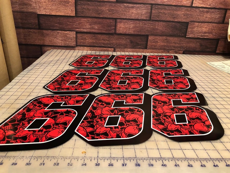 RACE CAR NUMBERS SETS Late Model, Stock Car, Modified, BMX, SCCA ...