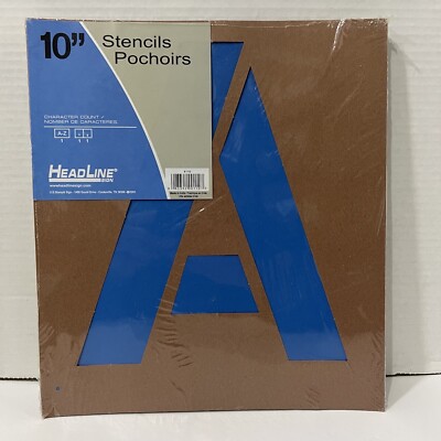 Headline Sign #110 Stencil Set, 10-Inch Capital Letters A to Z | eBay