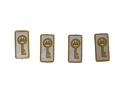 Monopoly Secret Vault Game Replacement Parts Pieces Cardboard Keys Only ...