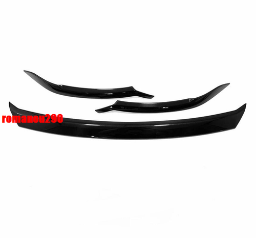 3X For VW Jetta Mk7 2019-2021 Glossy Black Front Hood Bonnet Molding ...