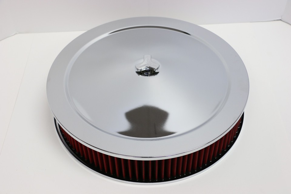 Ford FE Chrome Engine Dress Up Tall Valve Covers Washable Air Cleaner ...