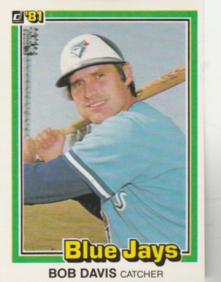 FREE SHIPPING-MINT-1981 Donruss Baseball Card #30 Bob Davis Toronto ...