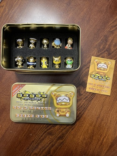 Gogos Crazy Bones GOLD Series Limited Edition Part 1 Tin Complete Most ...