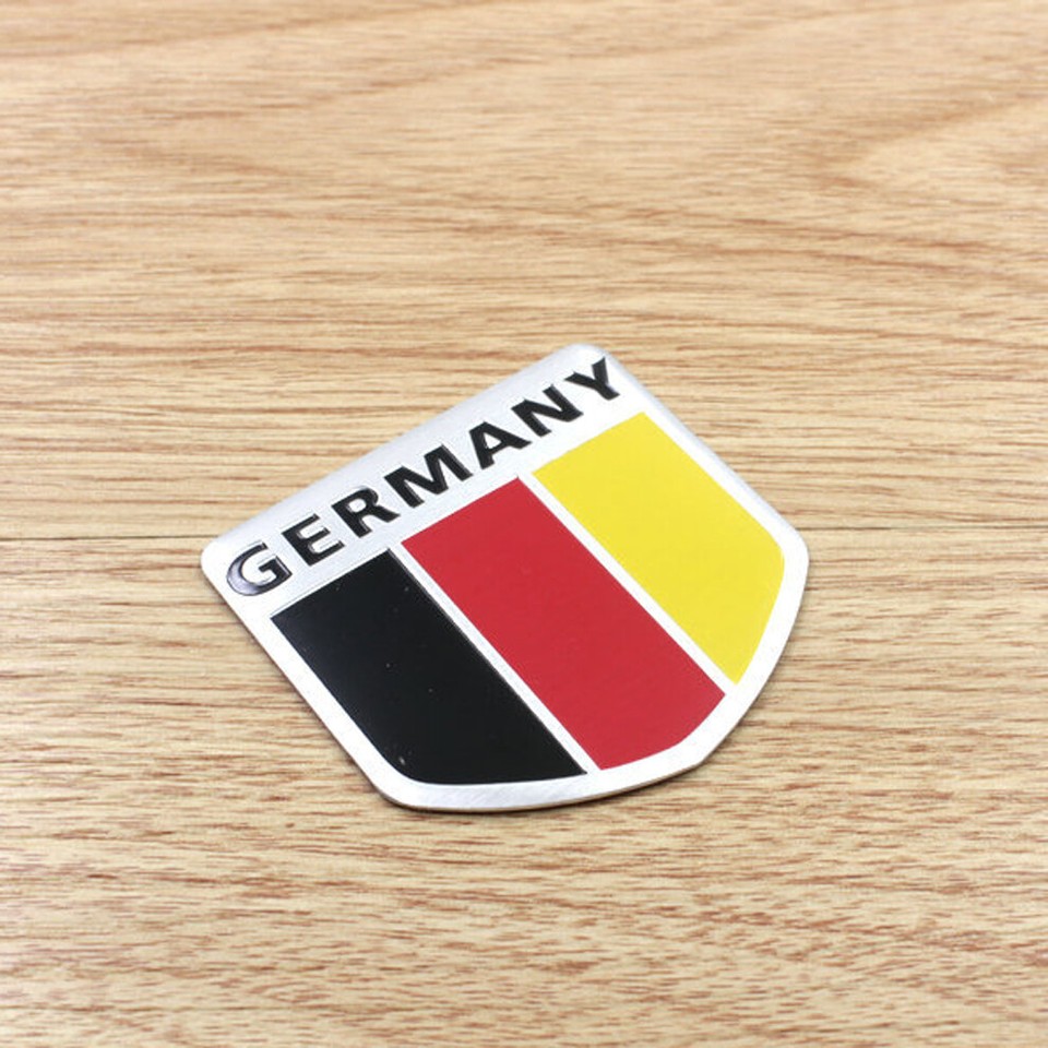 German Germany Flag Logo Car Emblem Metal Badge Decal Sticker Car ...