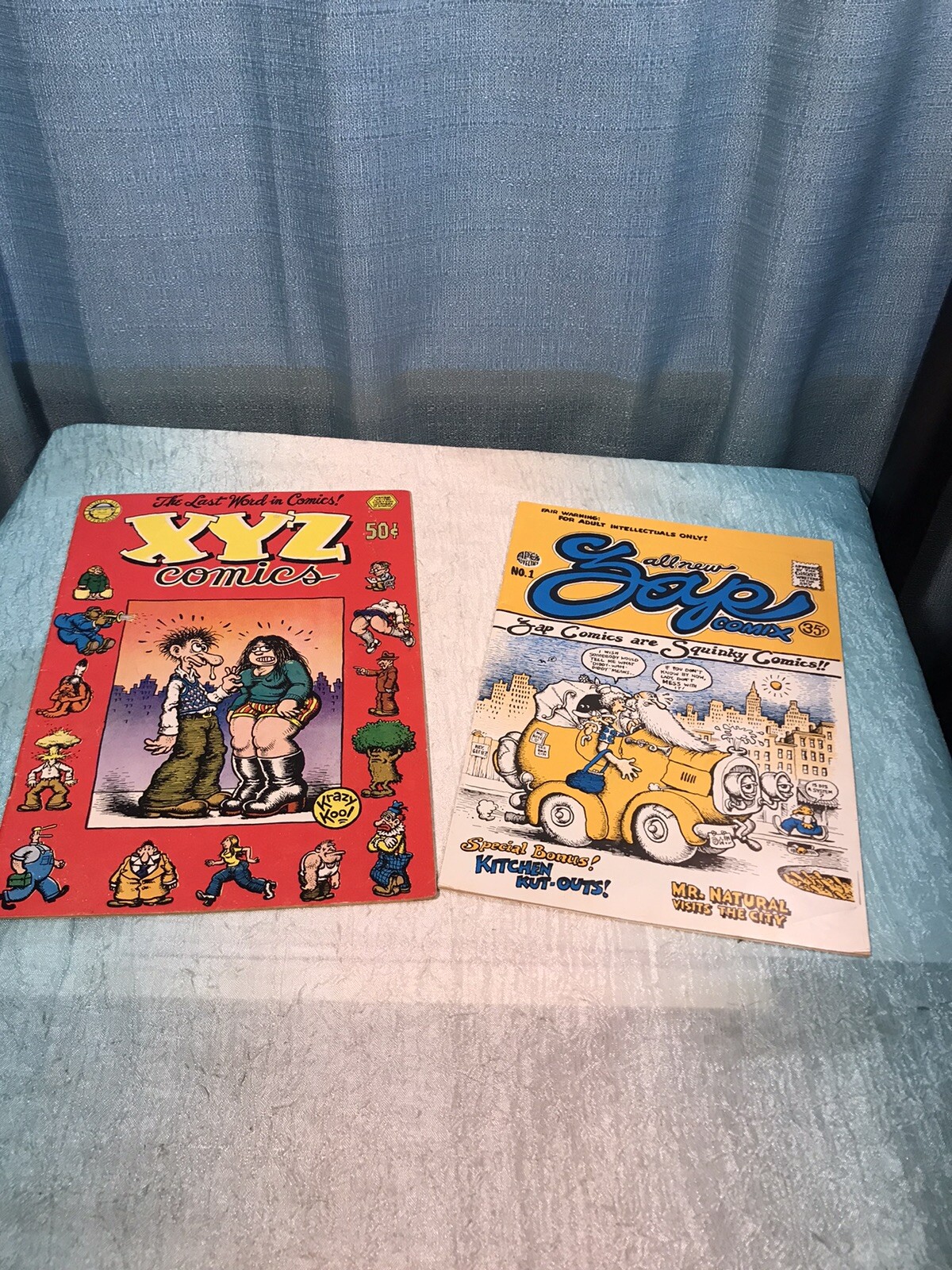 2 Vintage Comics Zap Comix #1 & XYZ Comics Dirty Vintage Comics | eBay