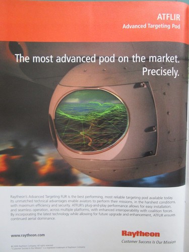 7/2006 PUB RAYTHEON ATFLIR ADVANCED TARGETING POD FLIR DEFENSE ORIGINAL ...