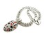 JASON MASK FRIDAY 13TH PENDANT SILVER CUBAN LINK CHAIN NECKLACE HIPHOP ...