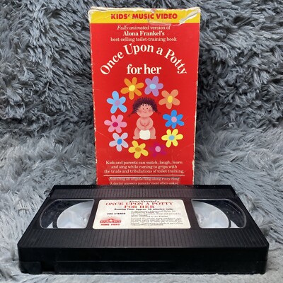 Once Upon A Potty For Her - Alona Frankel VHS 1990 Kids Toilet Training ...