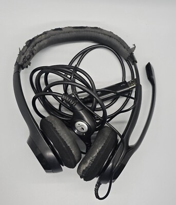Logitech H340 USB Headband Stereo Wired Headset Mic A-00044 | eBay