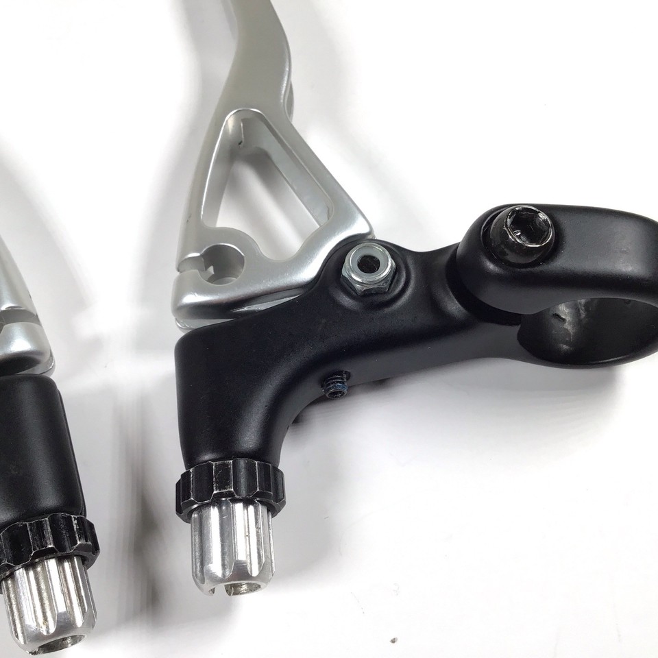 Curve C3 Cantilever Brake Lever Set Silver/Black NOS Vintage Kona MTB ...