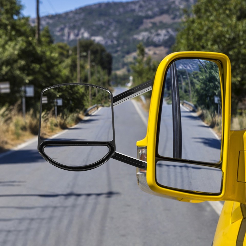 Convex Caravan Mirror Towing Mirrors Extensions Hitch Trailer for ...