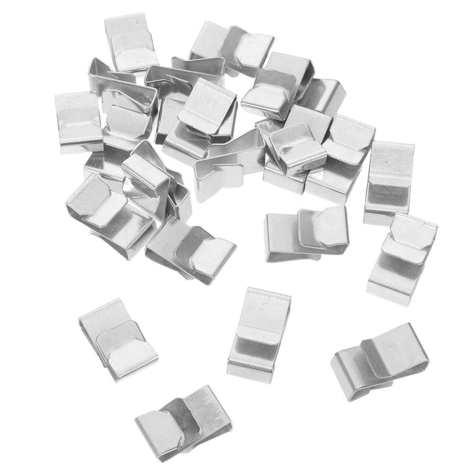 75pcs Trailer Wire Clips: Metal Cable Fasteners - Steel Solar Panel ...