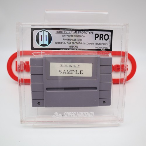 SNES Super Nintendo PROTOTYPE: TMNT TEENAGE MUTANT NINJA TURTLES IN ...