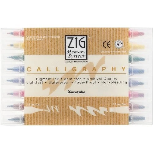 Zig Memory System Calligraphy Pens