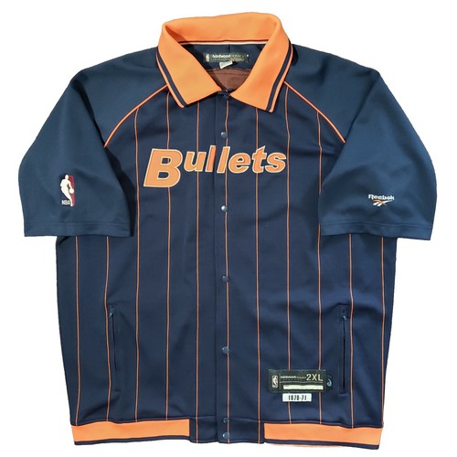 Baltimore Bullets Shooting Shirt Mens 2XL Tall NBA Hardwood Classics ...