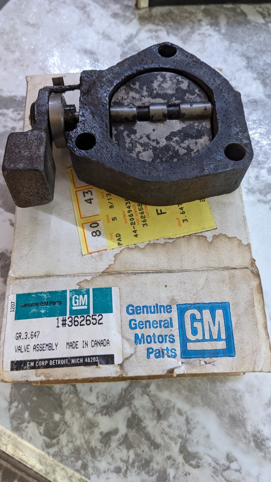 Used Original 1957-74 Chevy Corvette Chevelle Nova Exhaust Heat Riser ...