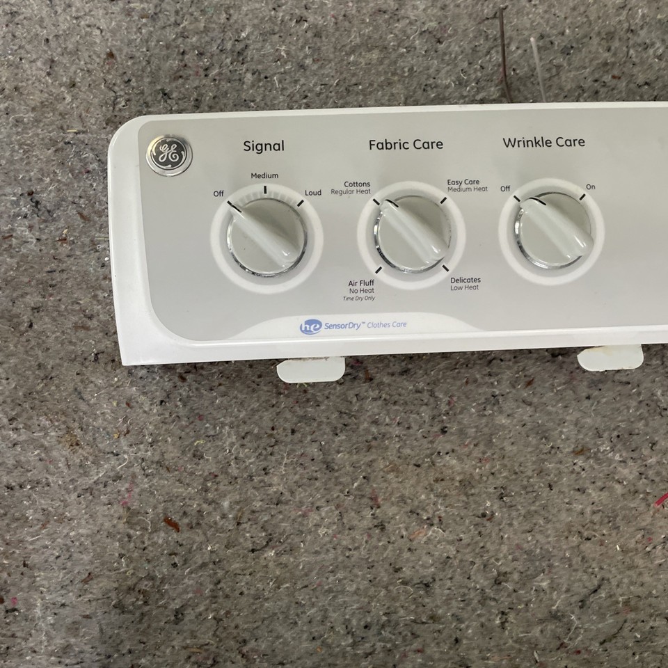 GE OEM Dryer Control Panel with Timer and switches GTDP490ED2WS ...