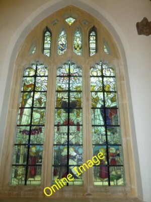 Photo 6x4 St. Michael, Over Compton: stained glass window (B) c2013 ...