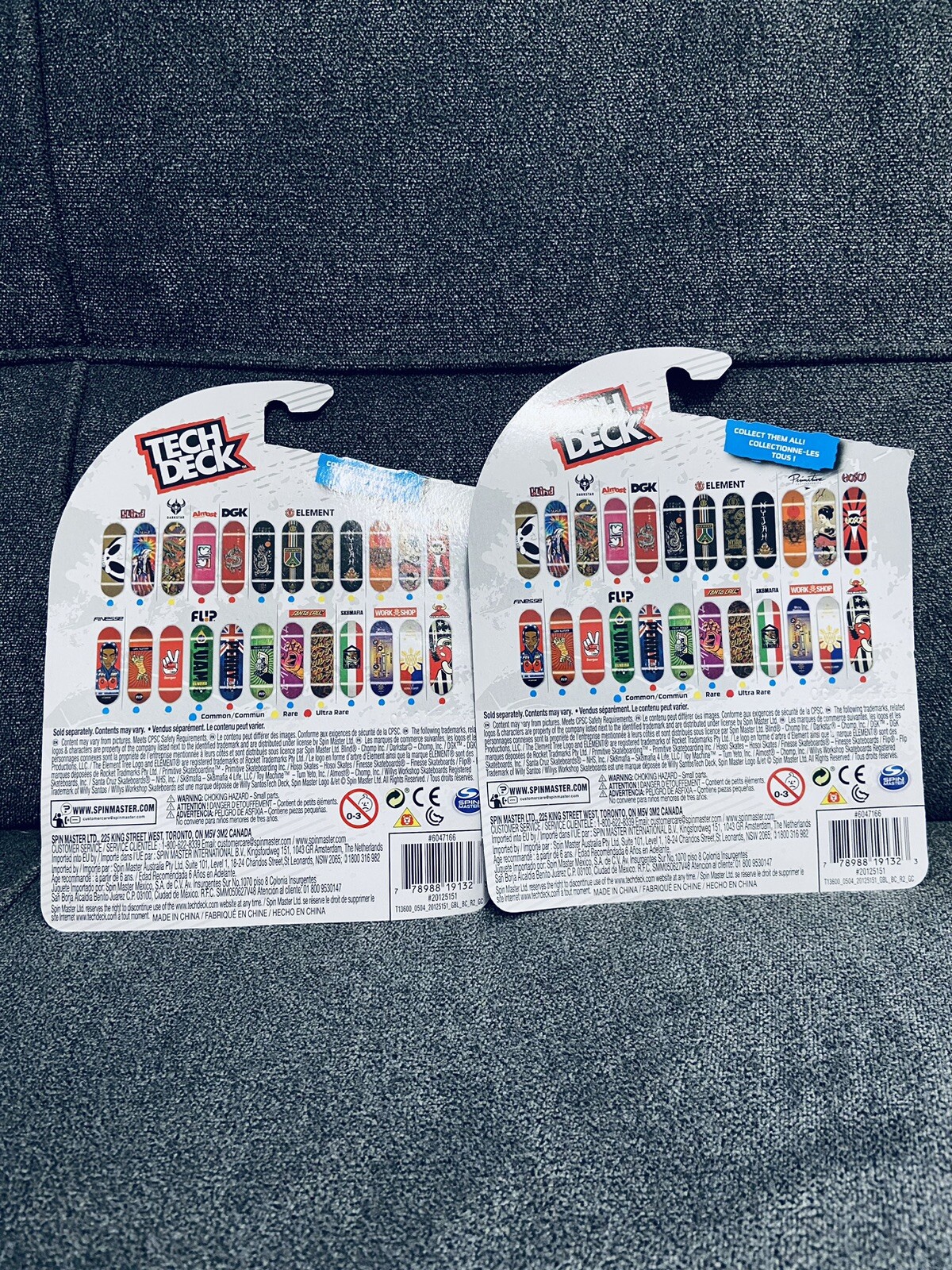 Set of 2 Tech Deck World Edition 2020 Fingerboard Flip UK Tom Penny ...